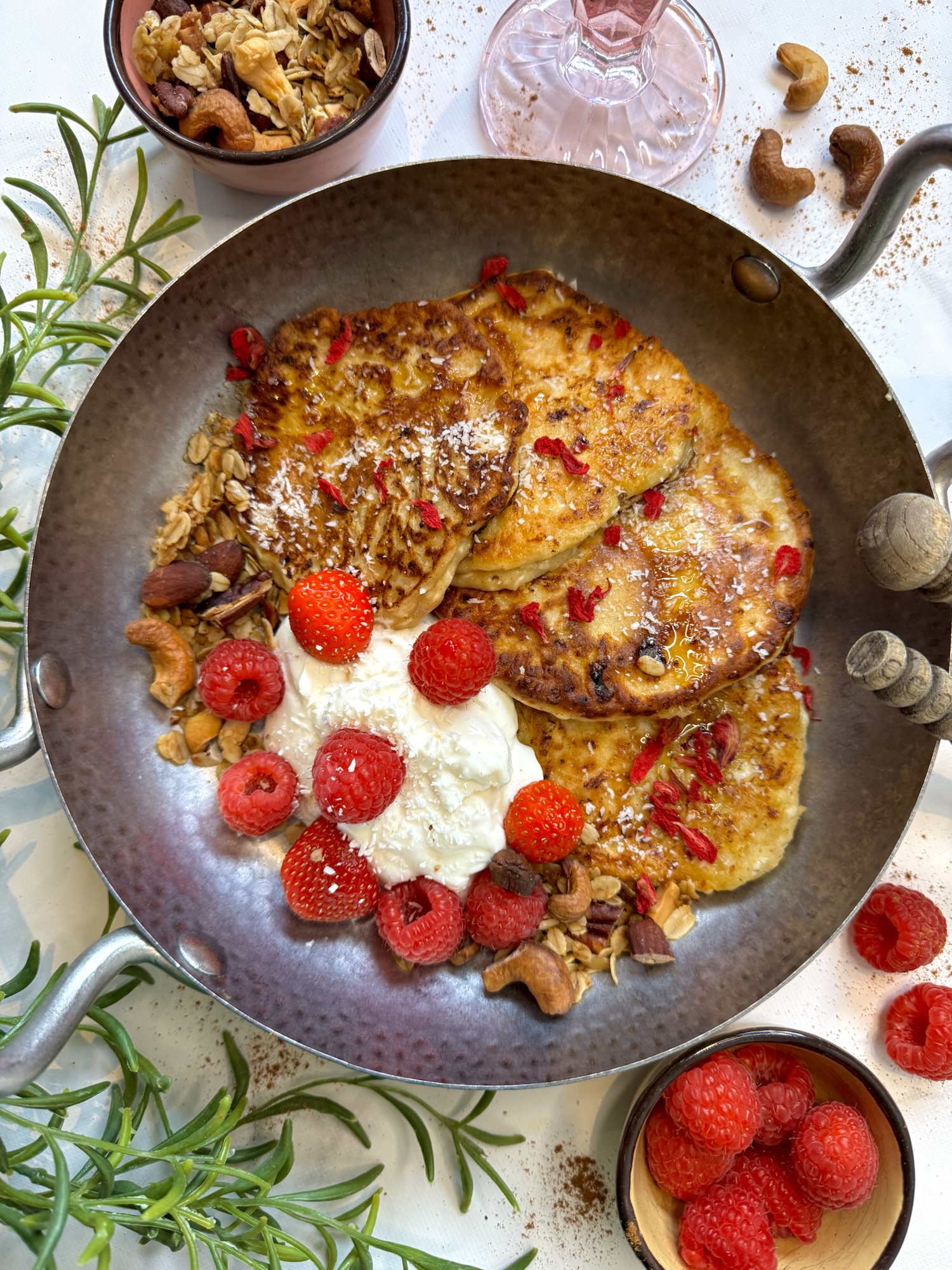 Eiwitrijke cottage cheese pannenkoeken recept | Food Places
