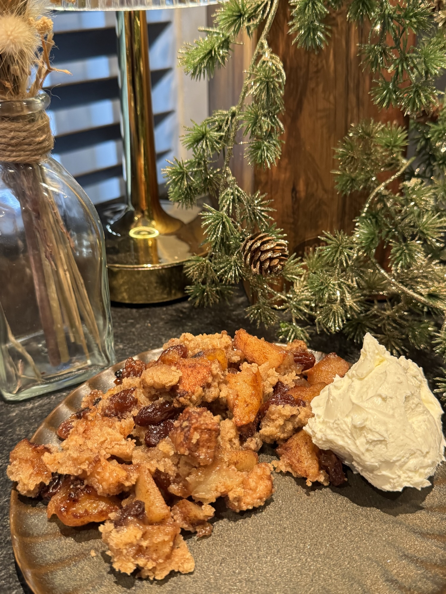 Appel crumble uit de Kamado Joe recept | Food Places